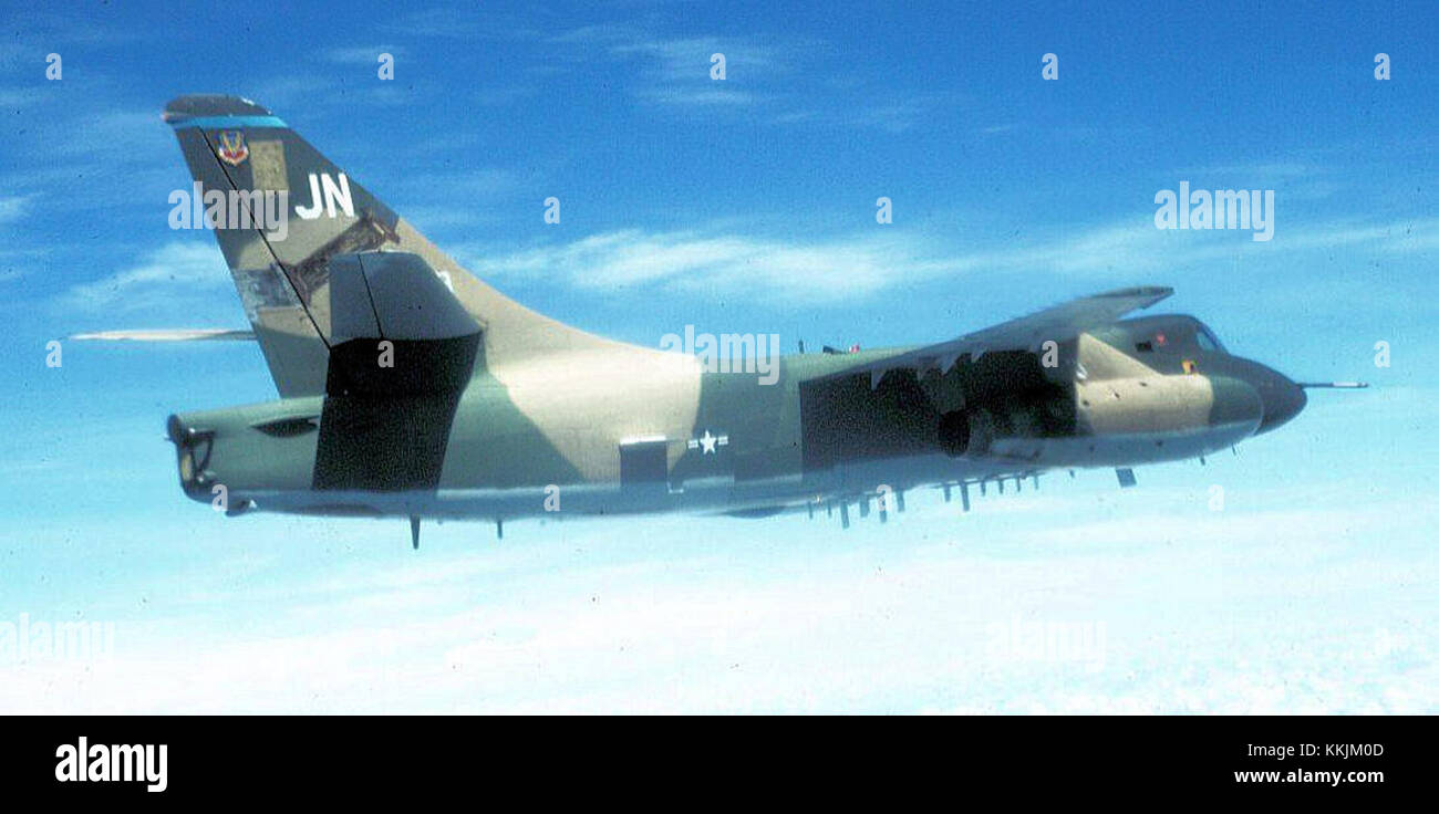 The EB-66, operated by the 42d Tactical Electronic Warfare Squadron, is ...