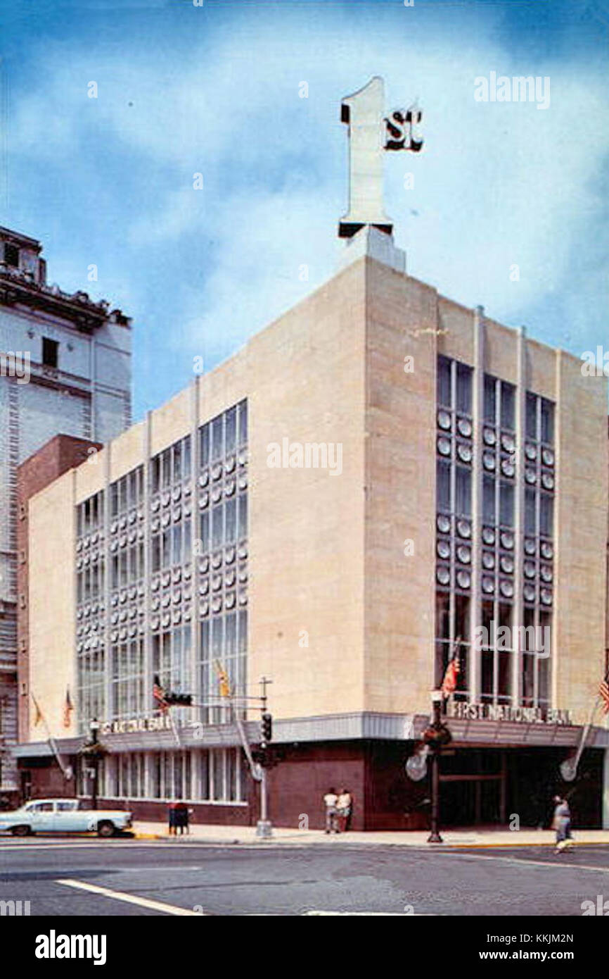The 1961 First National Bank Building is a prominent structure in the ...