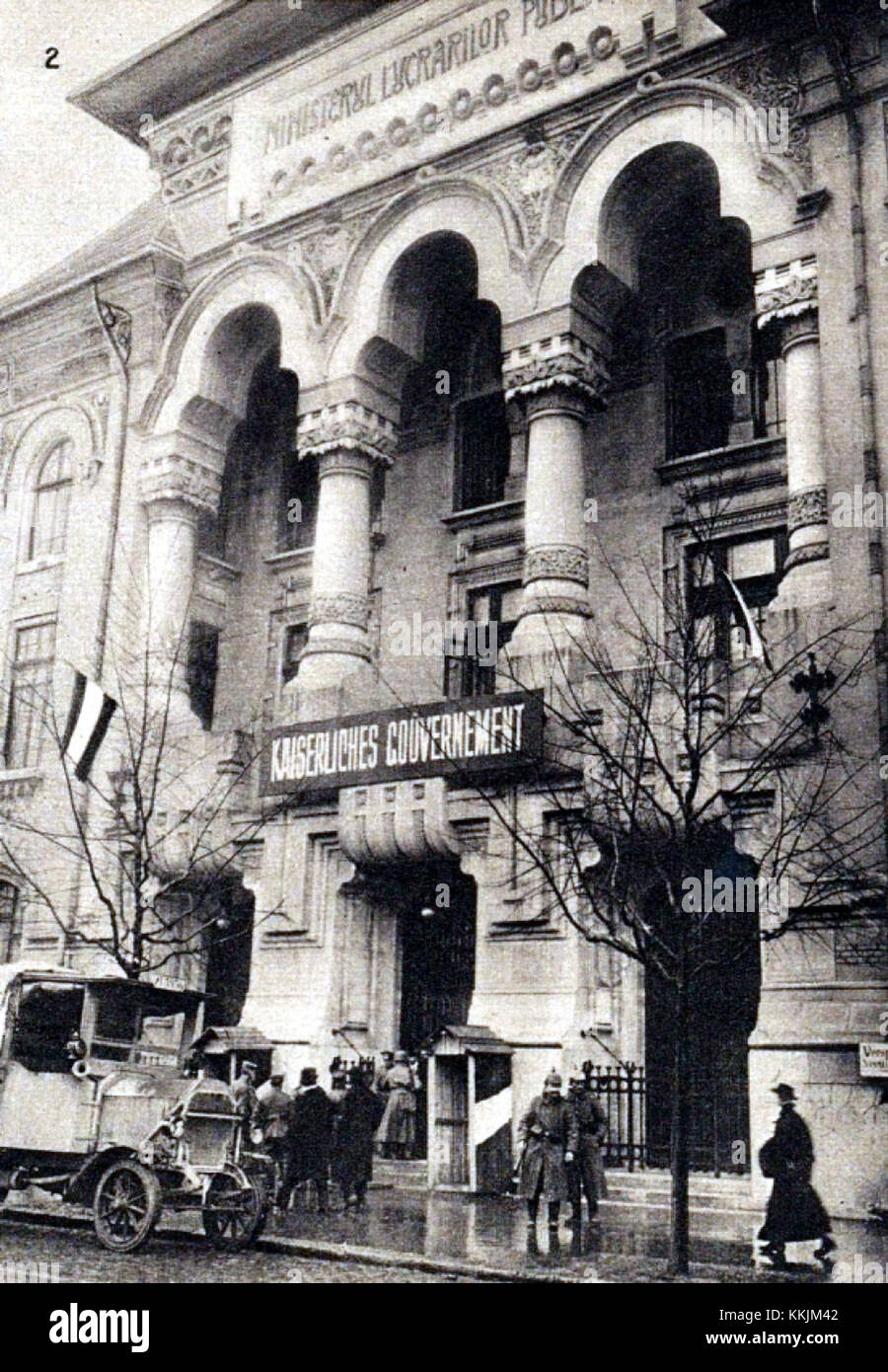 This photograph depicts the headquarters of the Imperial Government of ...