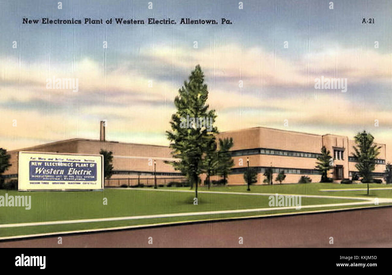 The Western Electric Building, completed in 1950, is a significant ...