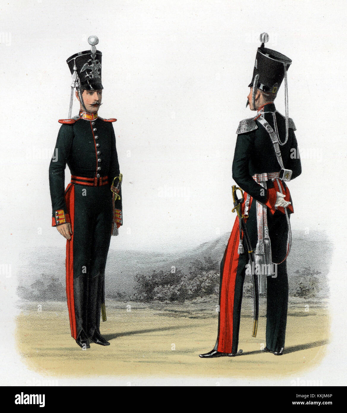 A military regiment known as the 11th Life Guards Horse-JÃ¤ger, part of ...