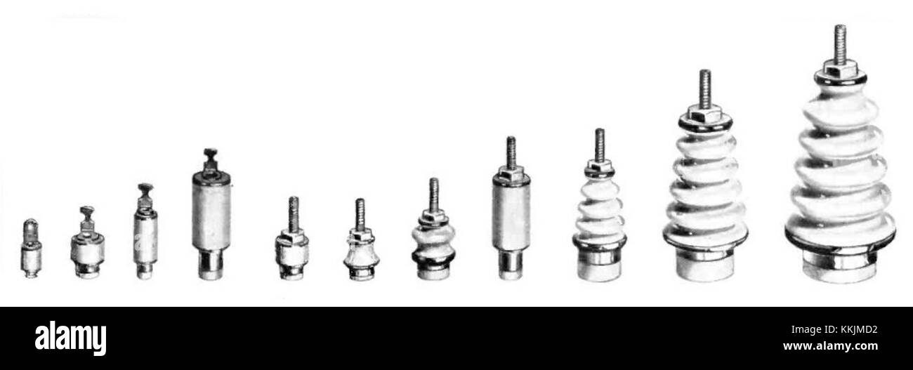 The electrical bushing assortment from 1954 is a collection of ...