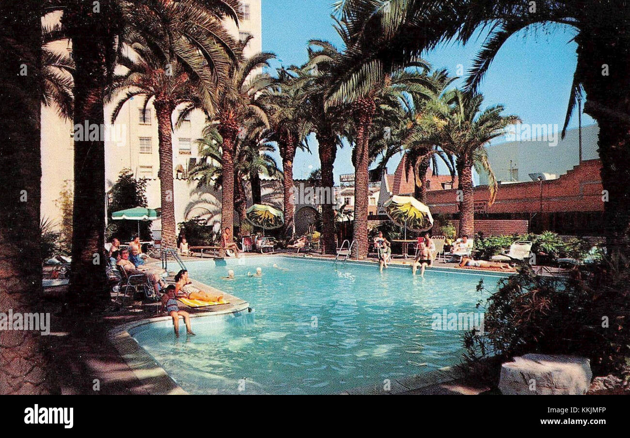 The Hollywood Plaza Hotel pool is a notable feature of the hotel ...