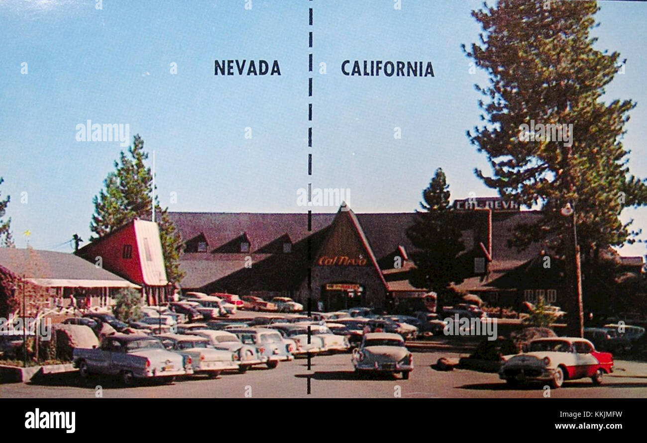 Cal Neva Lodge, located at the edge of Lake Tahoe, California, is a ...
