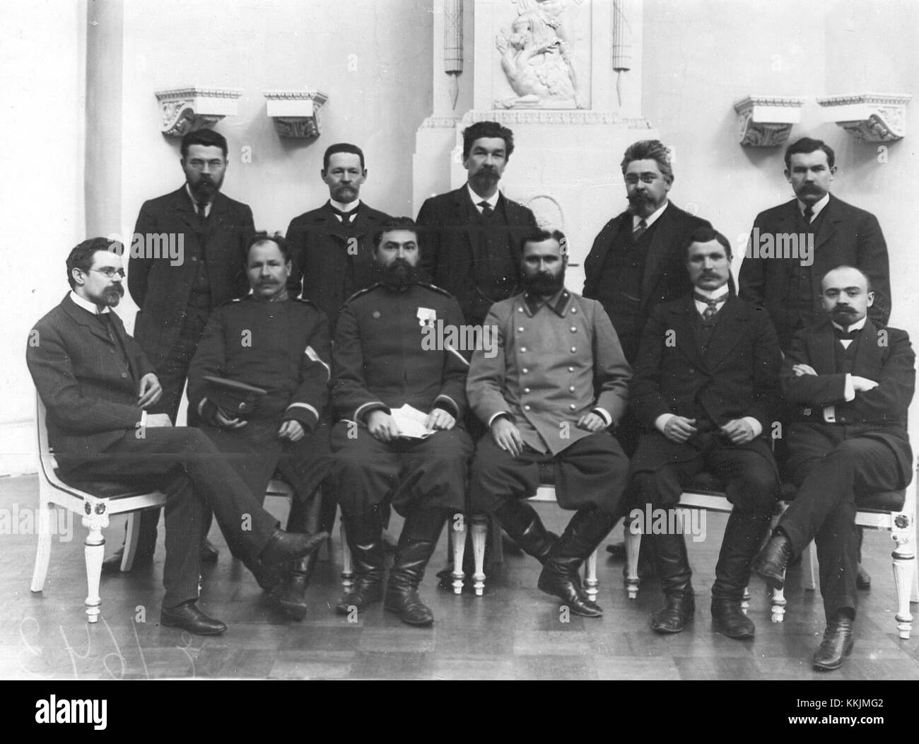 This photograph features deputies from the 3rd Duma, representing the ...