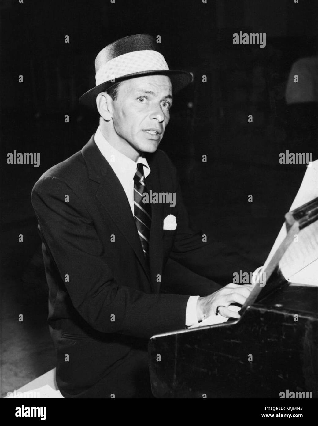 Frank Sinatra, one of the most iconic American singers, is pictured ...
