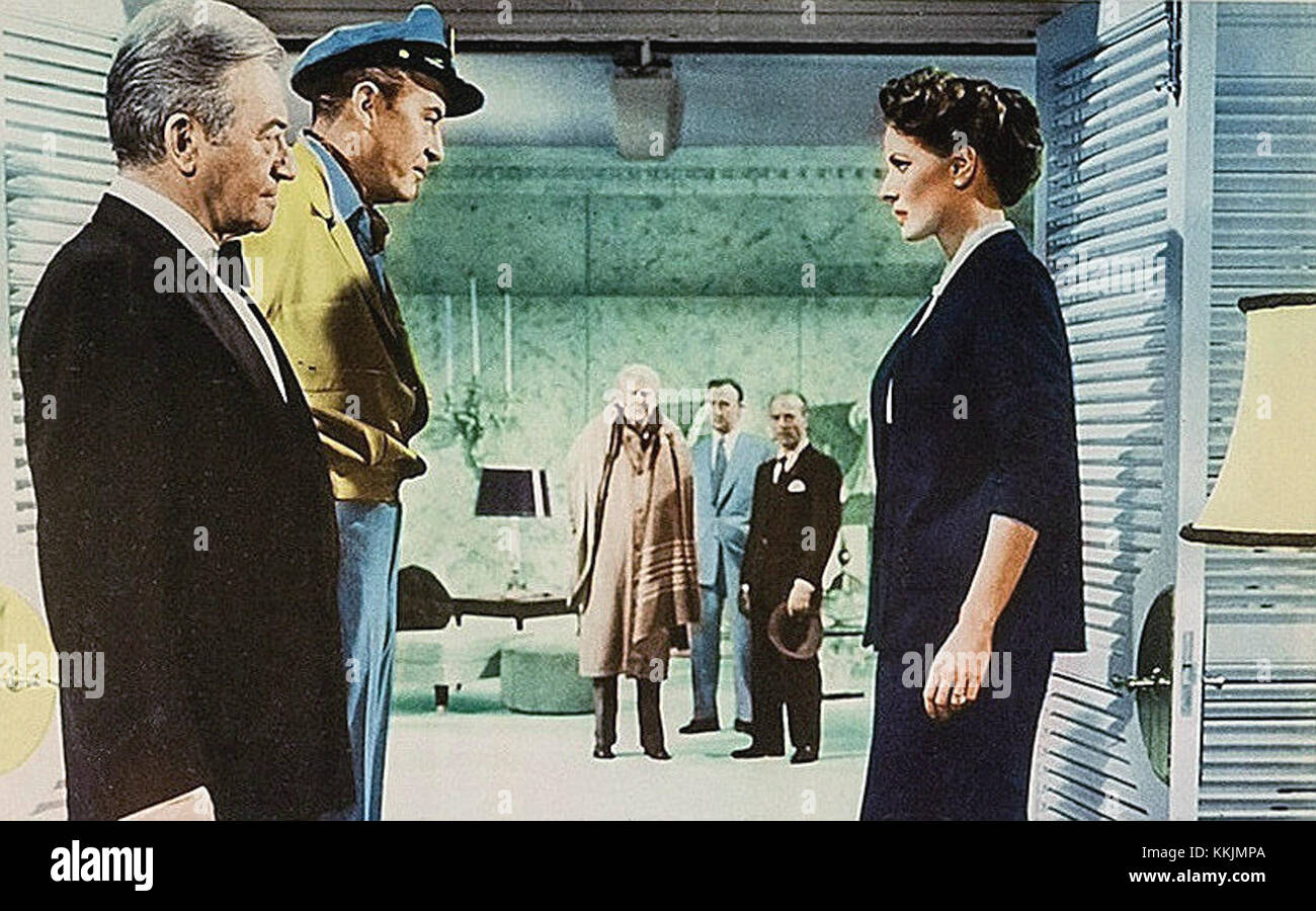 The lobby card featuring Claude Rains, Ray Milland, and Maureen O'Hara ...
