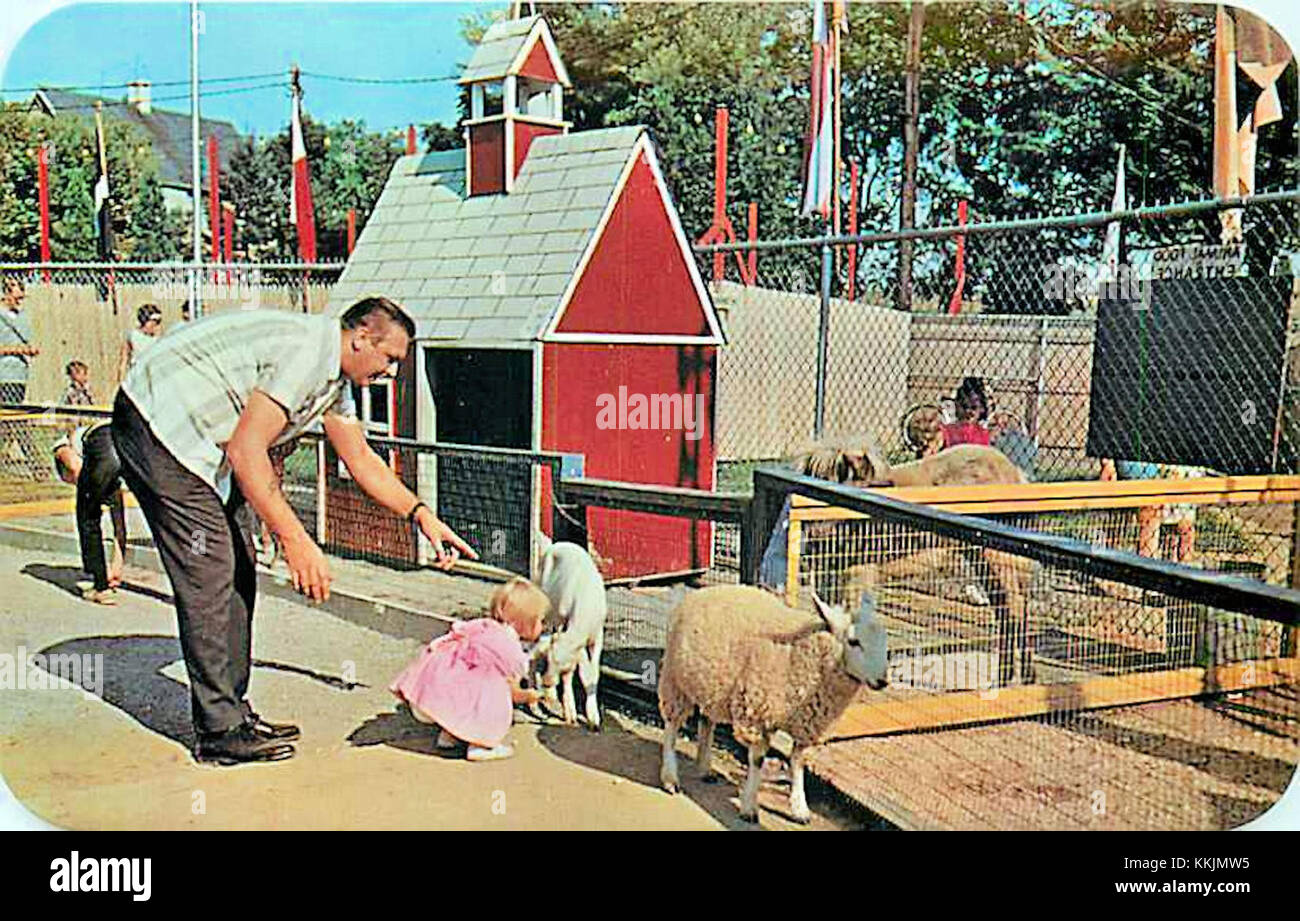 The Dorney Park Petting Zoo, established in 1955, offers visitors a ...