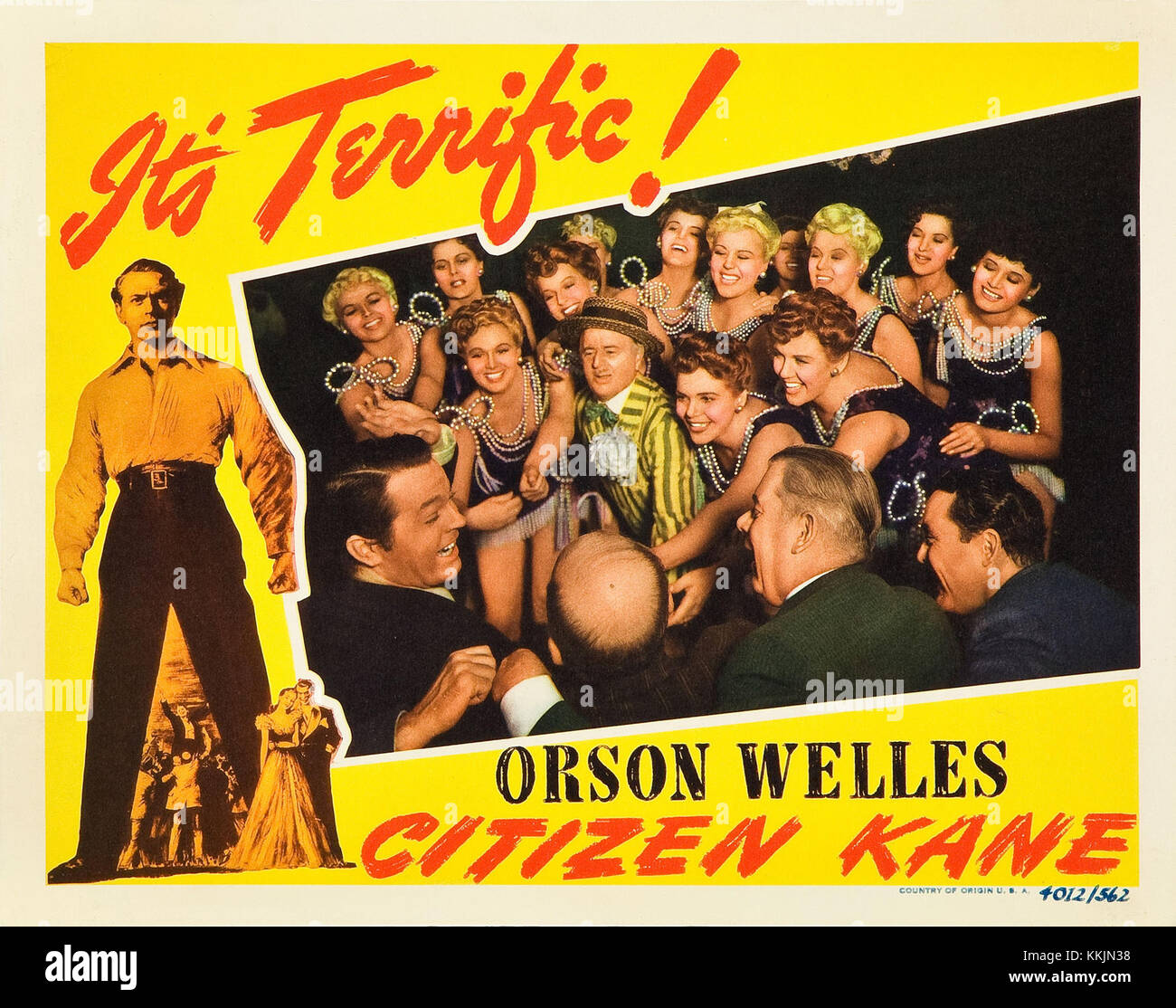This image represents a famous scene from the 1941 film 'Citizen Kane ...