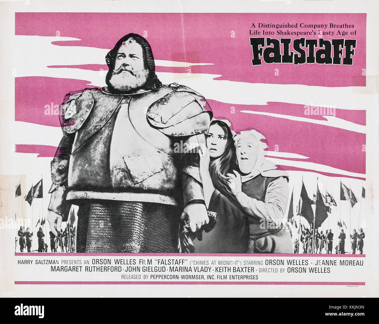 A half-sheet poster from the 1967 production of 'Falstaff,' showcasing ...