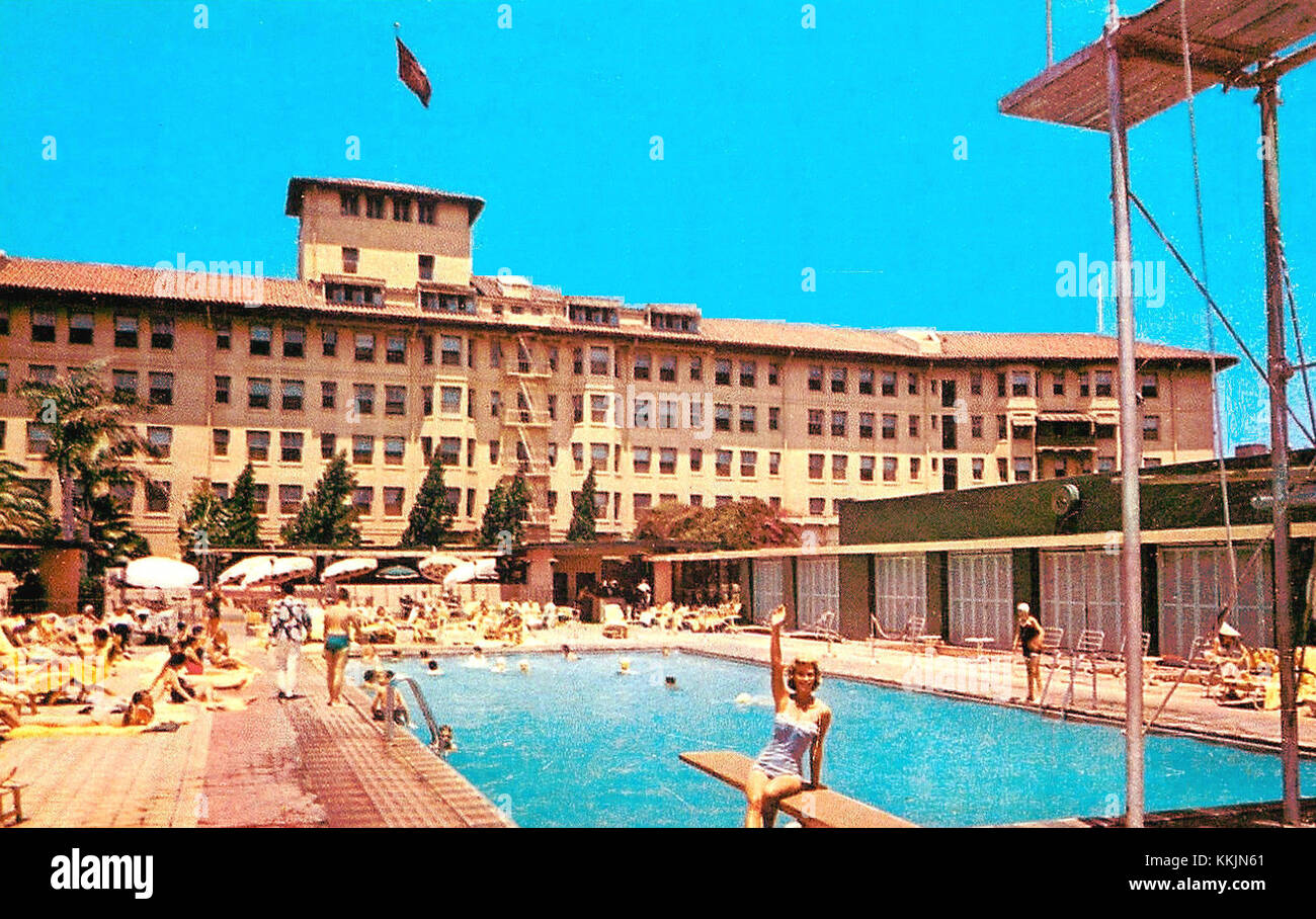 Ambassador Hotel pool 2 Stock Photo - Alamy