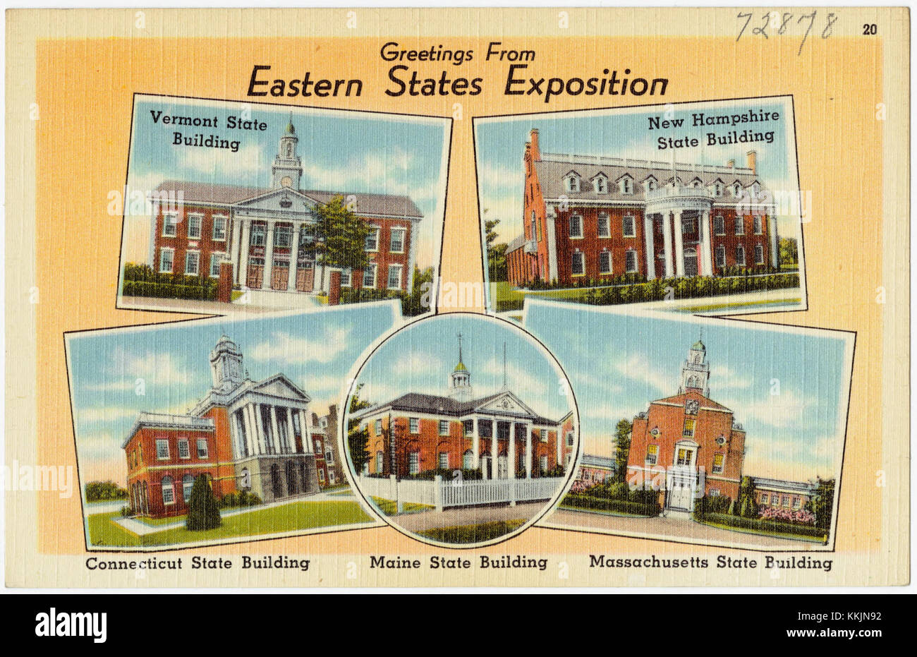 'Greetings from Eastern States Exposition' is a postcard image from the ...