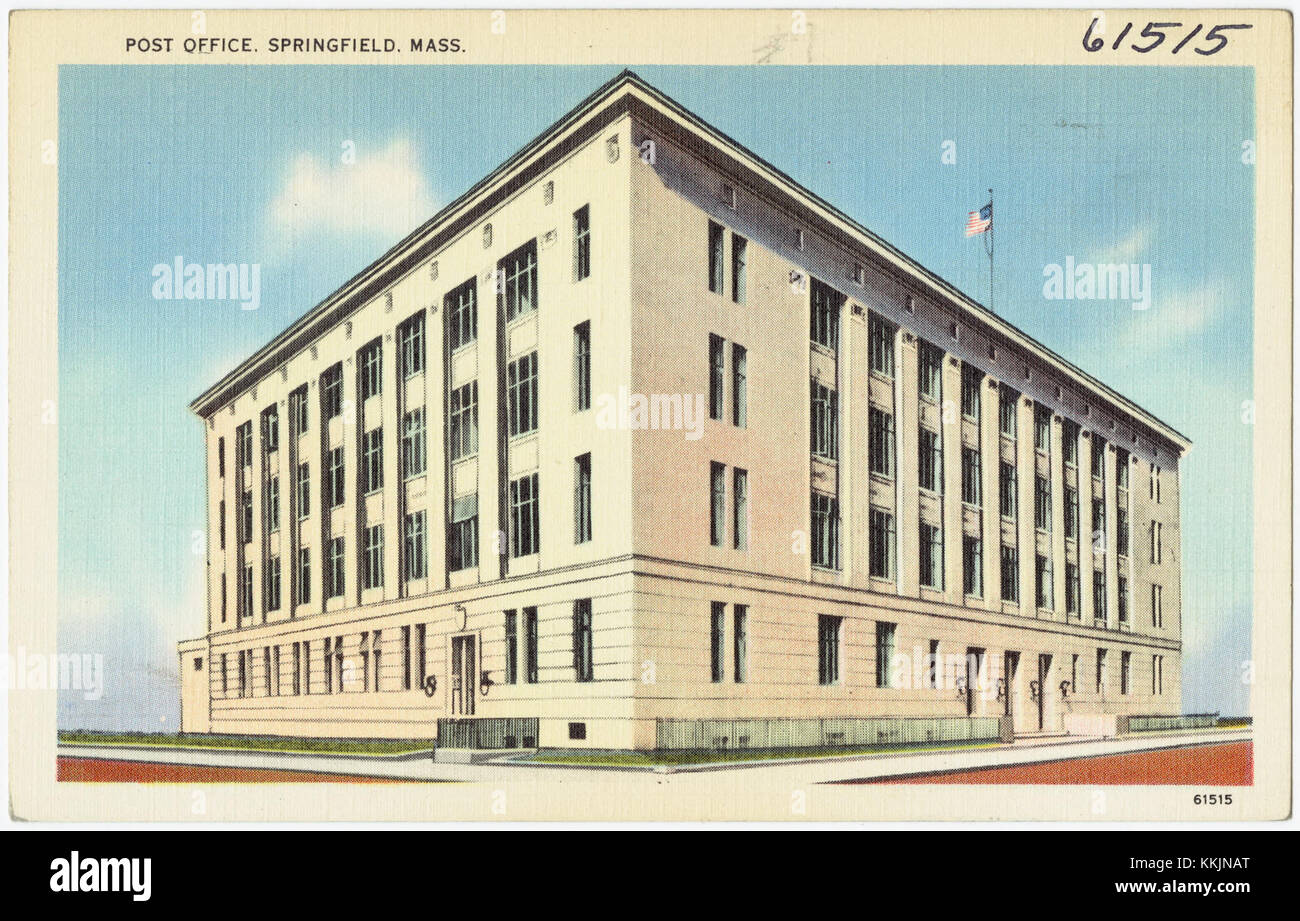 The post office in Springfield, Massachusetts, represents an essential ...