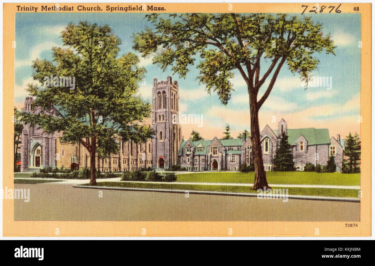 Trinity Methodist Church, located in Springfield, Massachusetts, is ...