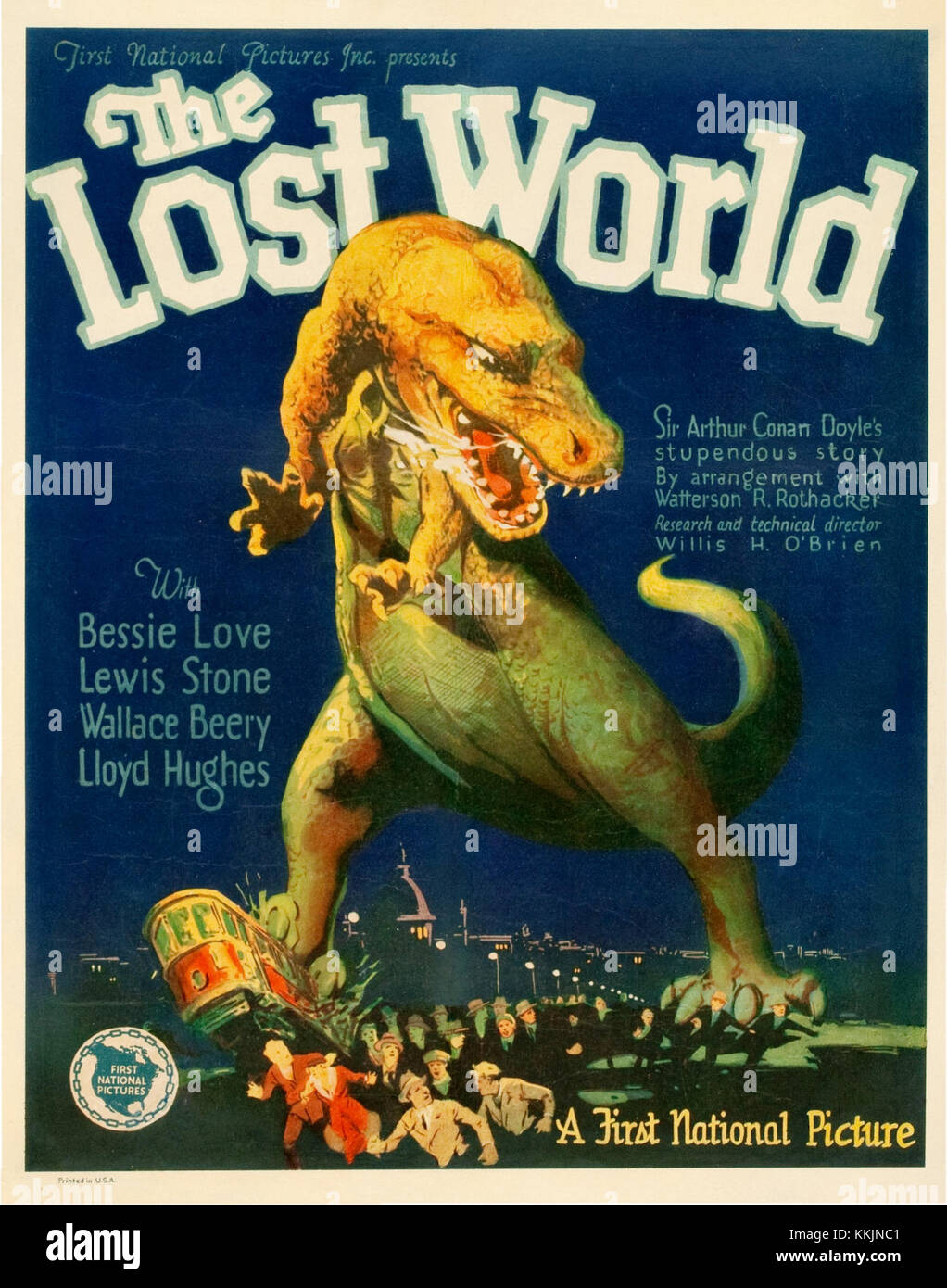 The Lost World (1925) - film poster Stock Photo - Alamy