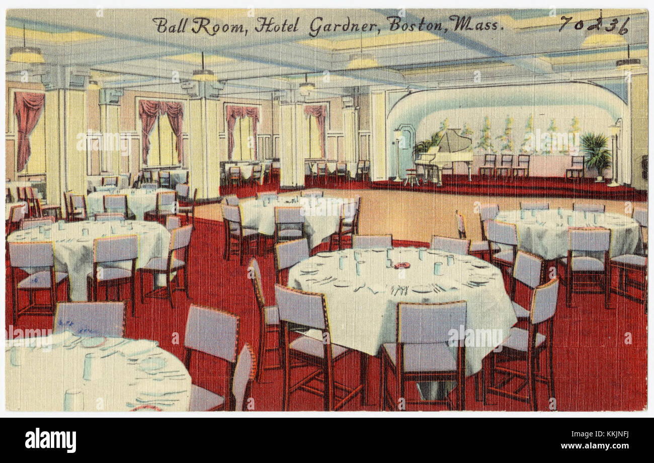 Ball room, Hotel Gardner, Boston, Mass (70236 Stock Photo - Alamy