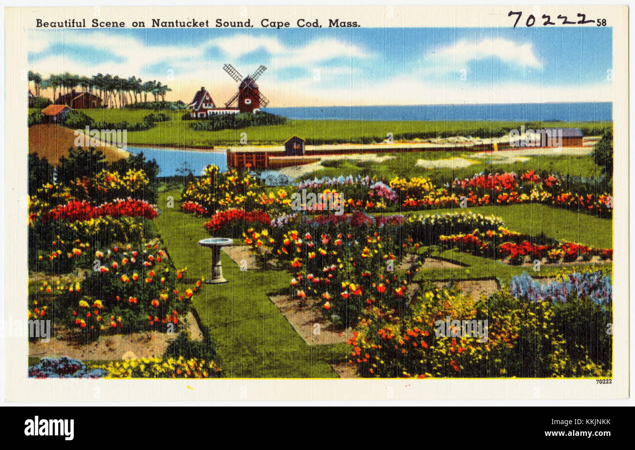 A beautiful scene of Nantucket Sound, located near Cape Cod ...