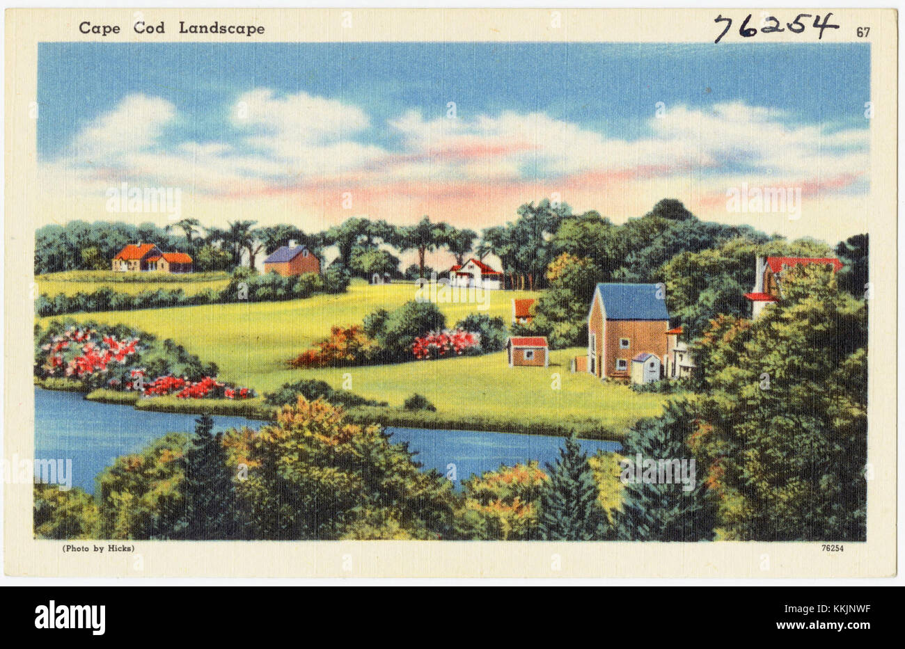 The Cape Cod landscape showcases the natural beauty of the region, with ...