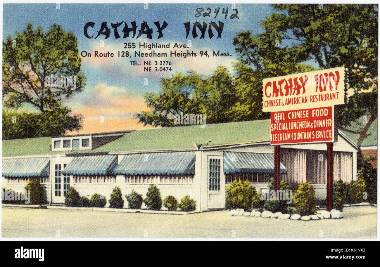 Cathay Inn, located on Route 128 in Needham Heights, Massachusetts, is ...