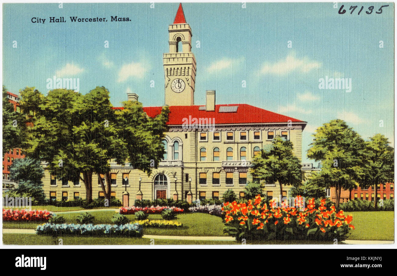 The City Hall of Worcester, Massachusetts, is an important civic ...