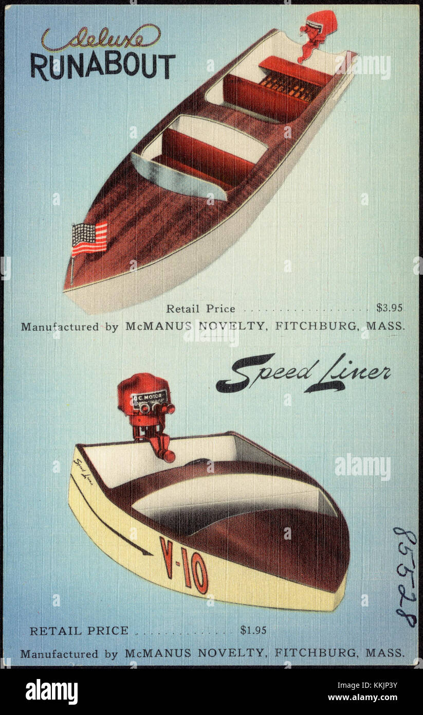 The Deluxe Runabout Speed Liner is a novelty toy manufactured by ...