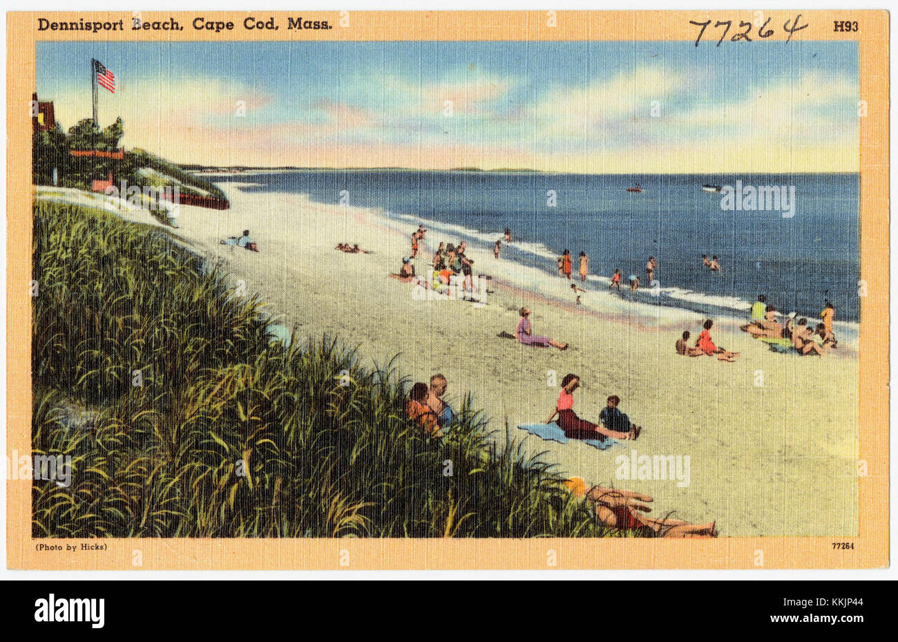 Dennisport Beach, located in Cape Cod, Massachusetts, is a popular ...