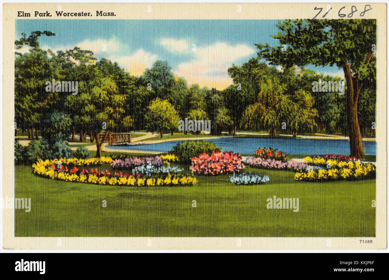 Photograph of Elm Park in Worcester, Massachusetts (71688), capturing ...