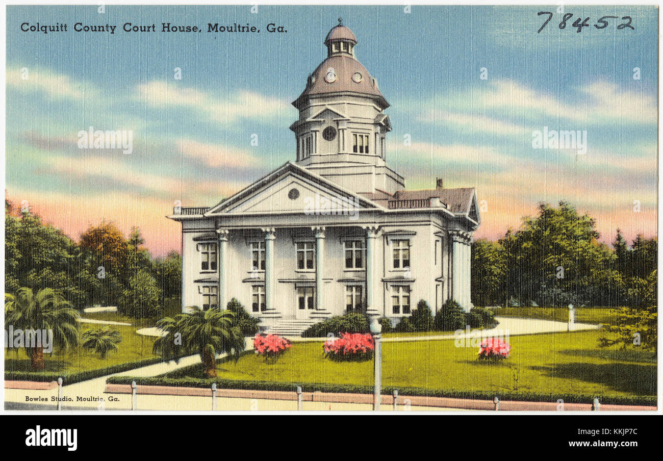 The Colquitt County Courthouse in Moultrie, Georgia, is a historic ...
