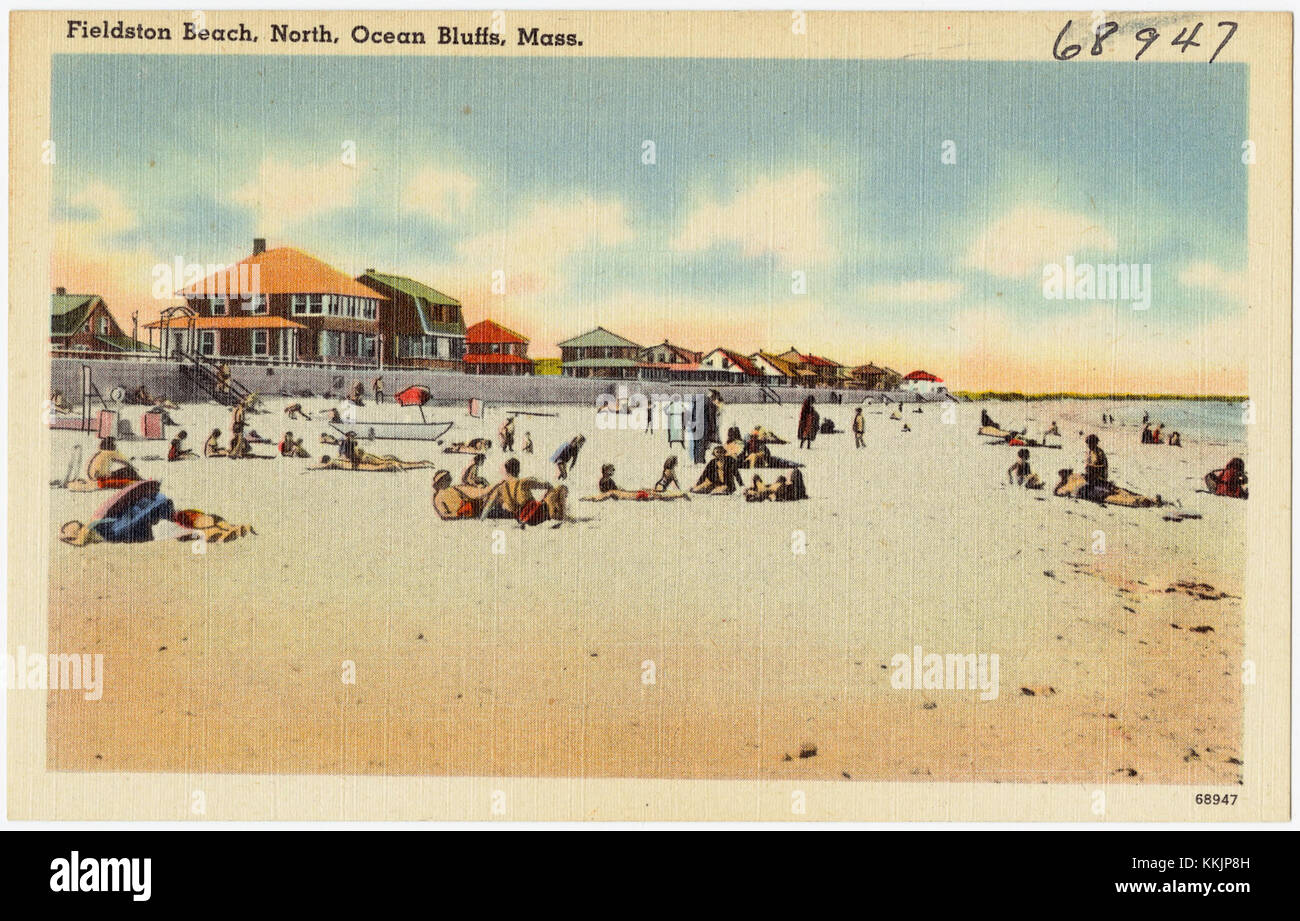 Fieldston Beach, located in Ocean Bluffs, Massachusetts, offers scenic ...