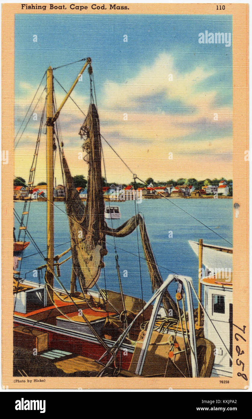 Fishing boat, Cape Cod, Mass (76258 Stock Photo - Alamy