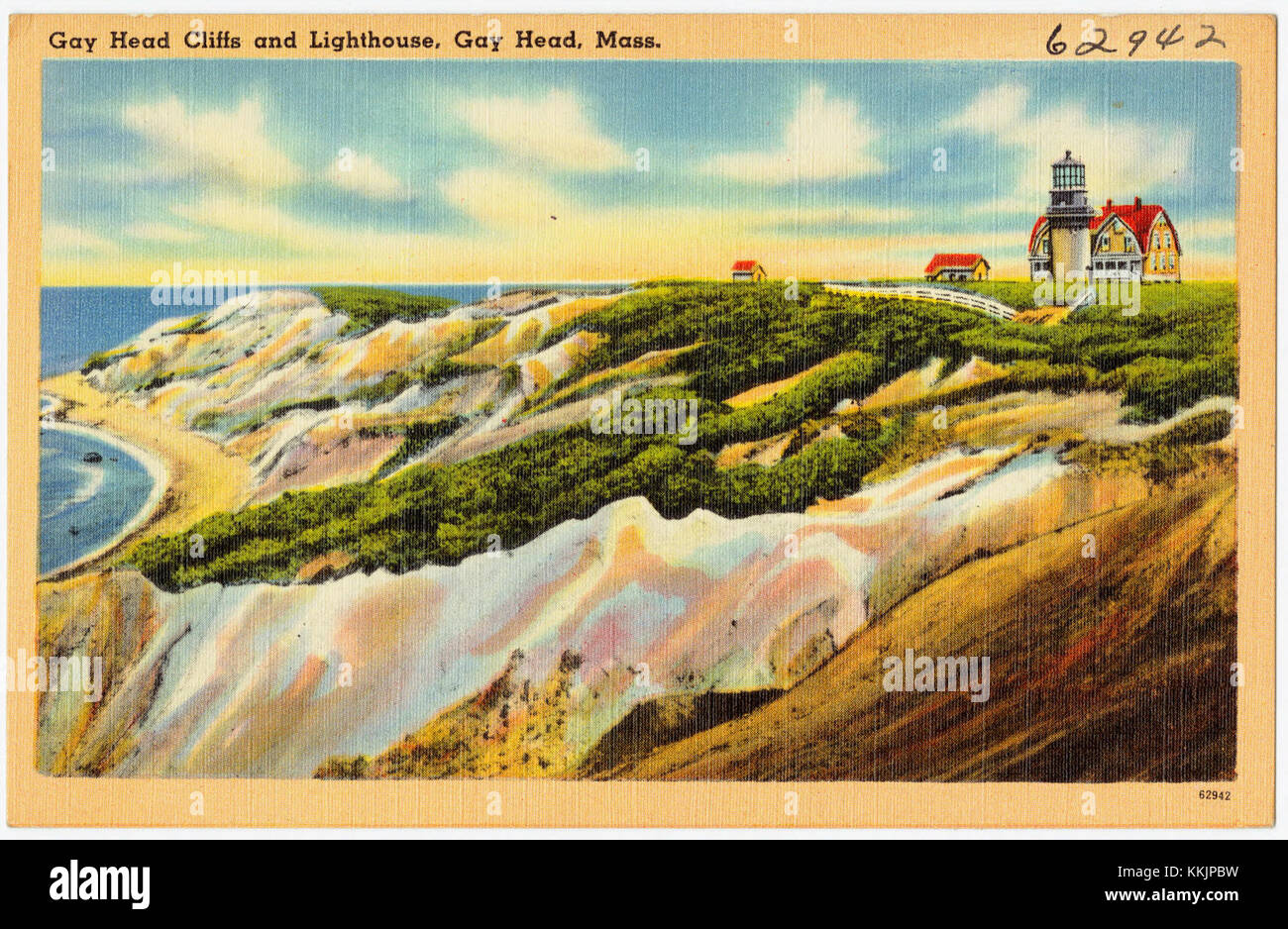 The Gay Head Cliffs and Lighthouse in Marthaâ€™s Vineyard ...