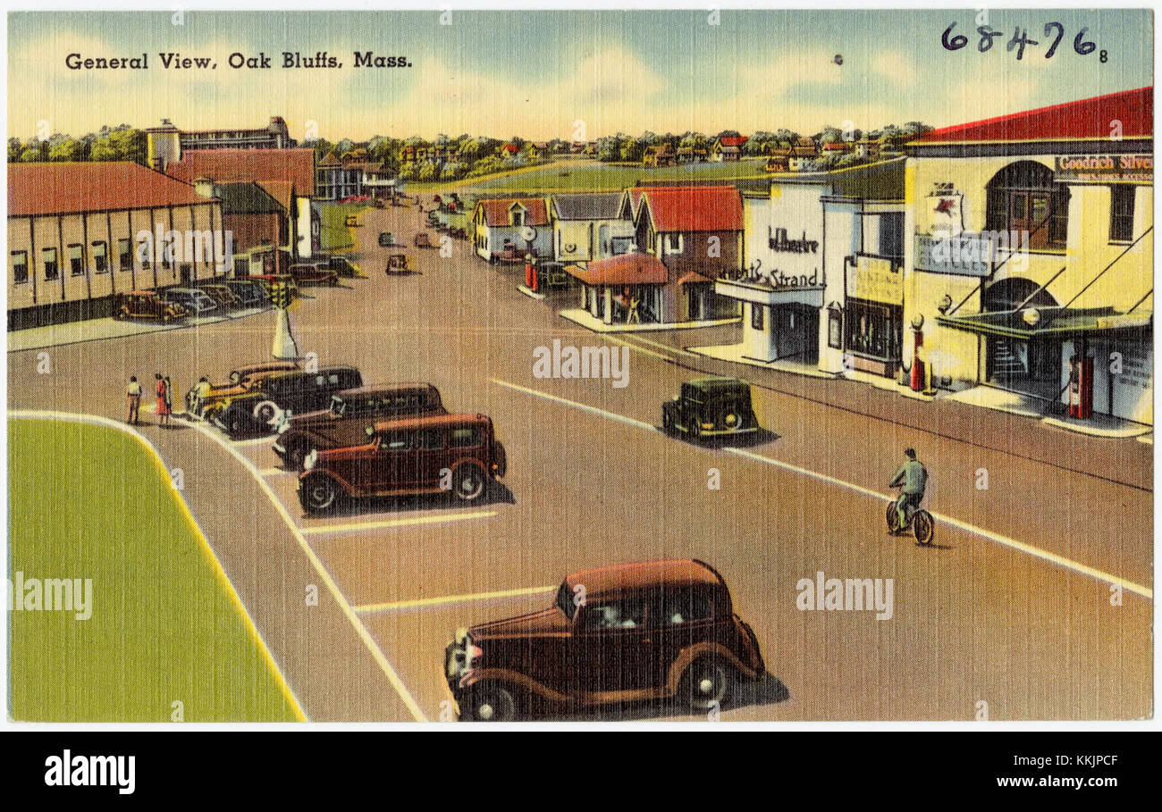 This general view of Oak Bluffs, Massachusetts, showcases the townâ€™s ...