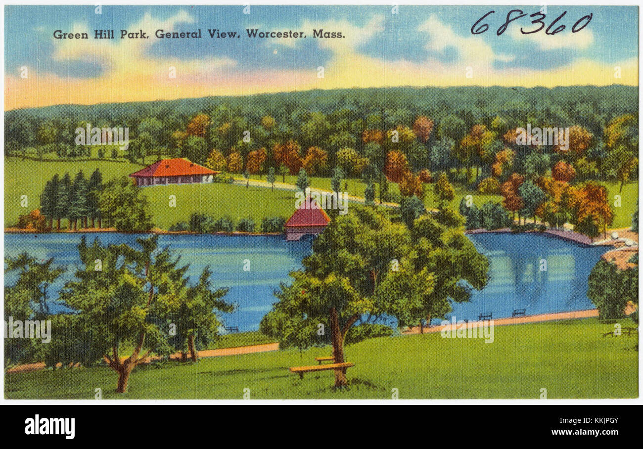 Green Hill Park in Worcester, Massachusetts, is a large urban park known for its green spaces ...