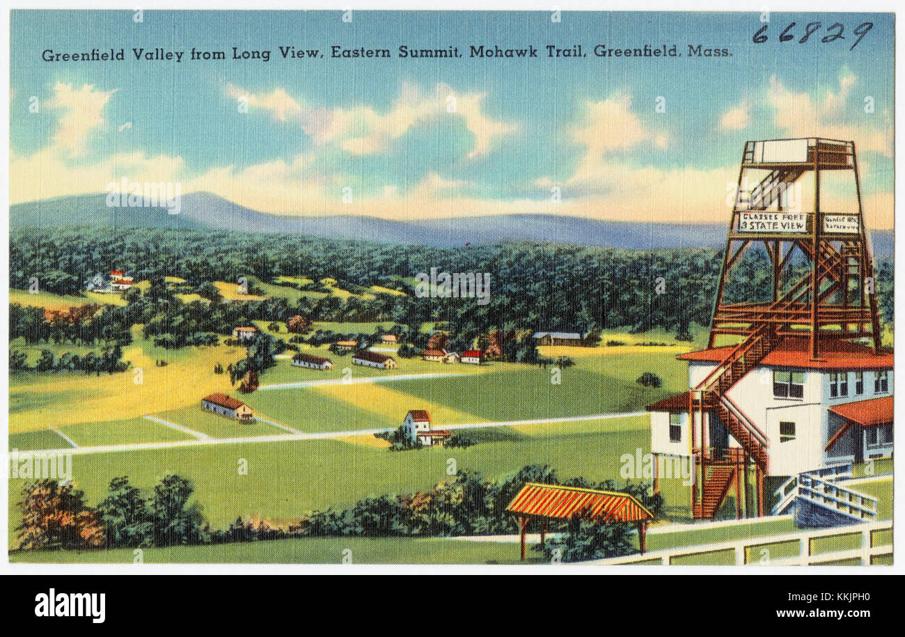 A scenic view of Greenfield Valley from the Eastern Summit of the ...