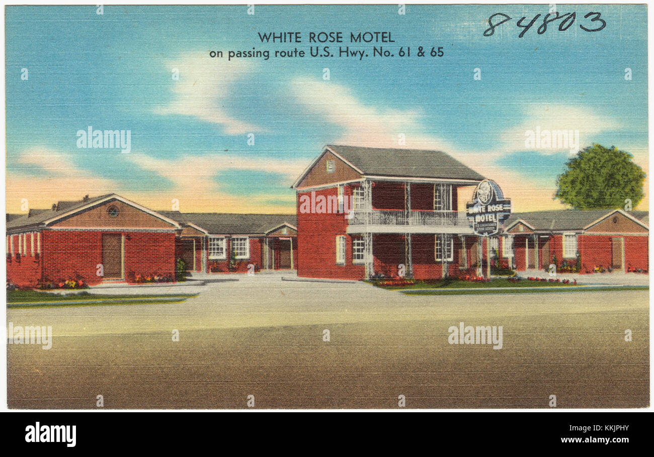 The *White Rose Motel* is located along the passing route of U.S ...