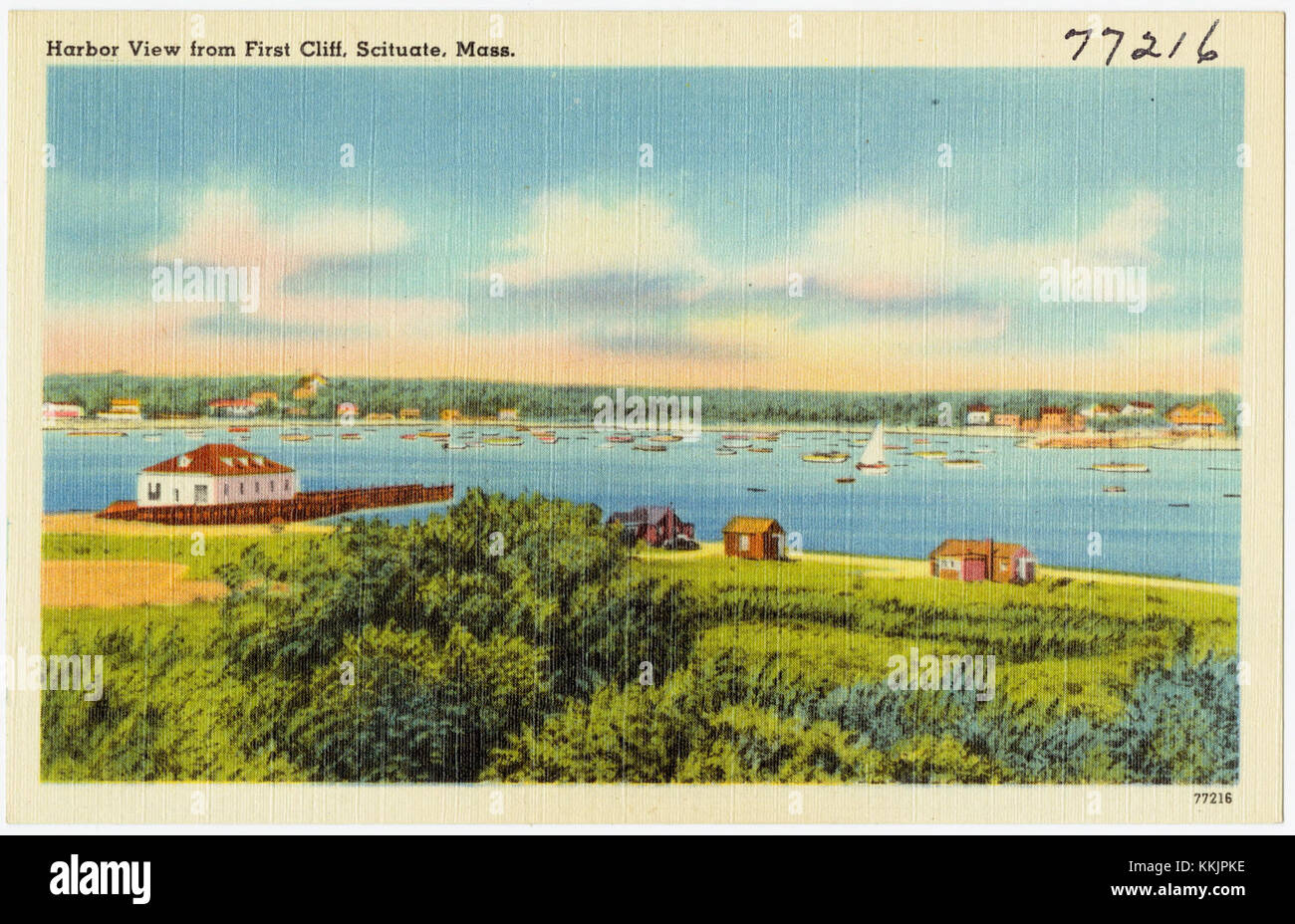 This image captures the scenic harbor view from the first cliff in ...
