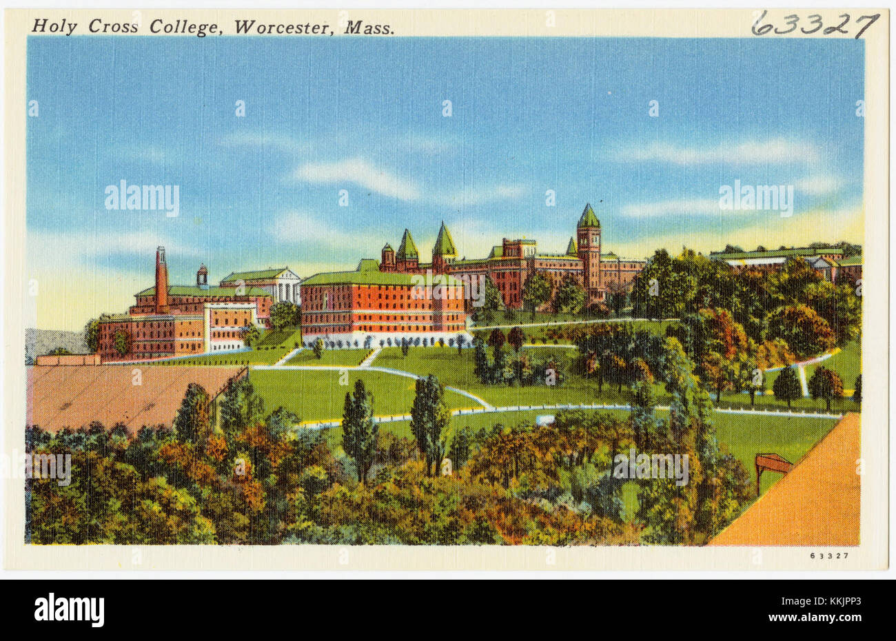 Holy cross college massachusetts hi-res stock photography and images ...
