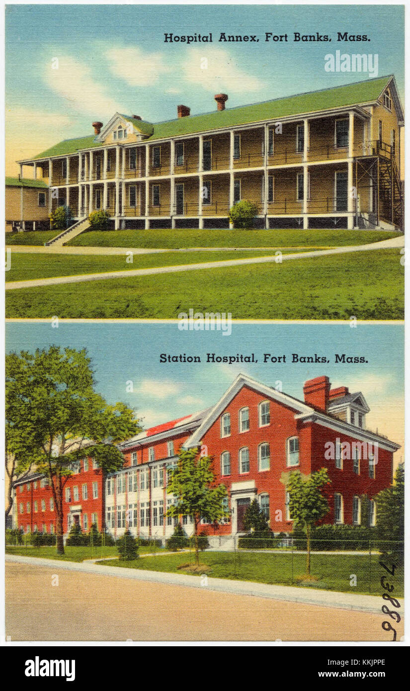 The Hospital Annex at Fort Banks in Massachusetts was a key part of the ...