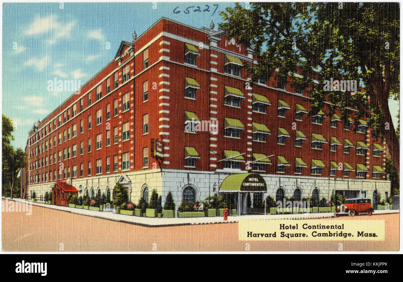 Hotel Continental, located in Harvard Square, Cambridge, Massachusetts ...