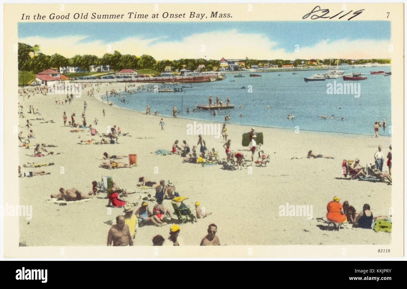 The image *In the Good Old Summer Time* at Onset Bay, Massachusetts ...