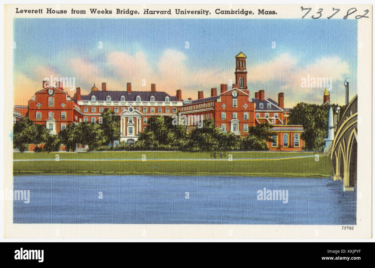 Leverett House, located at Harvard University in Cambridge ...