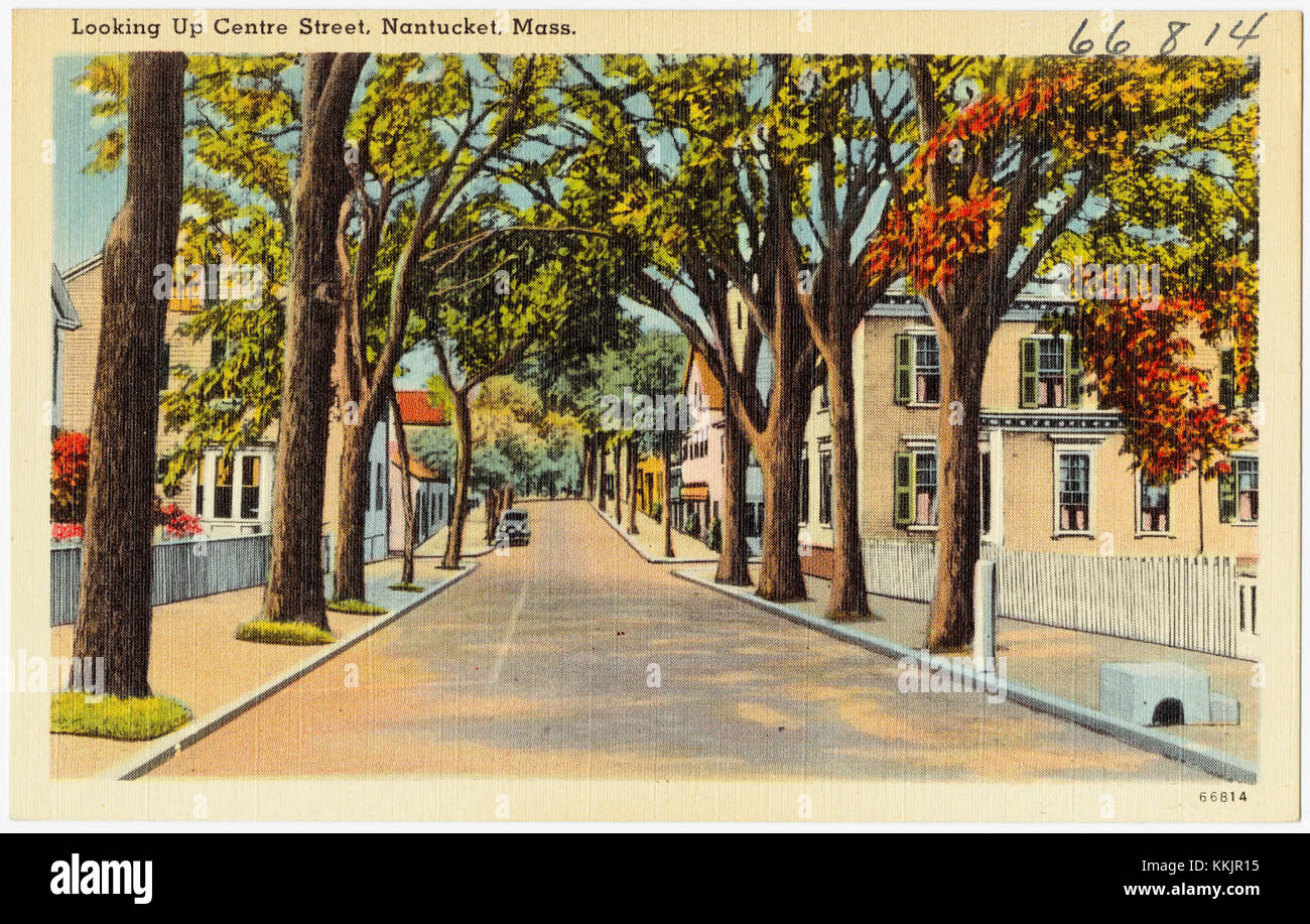 Nantucket centre street hi-res stock photography and images - Alamy