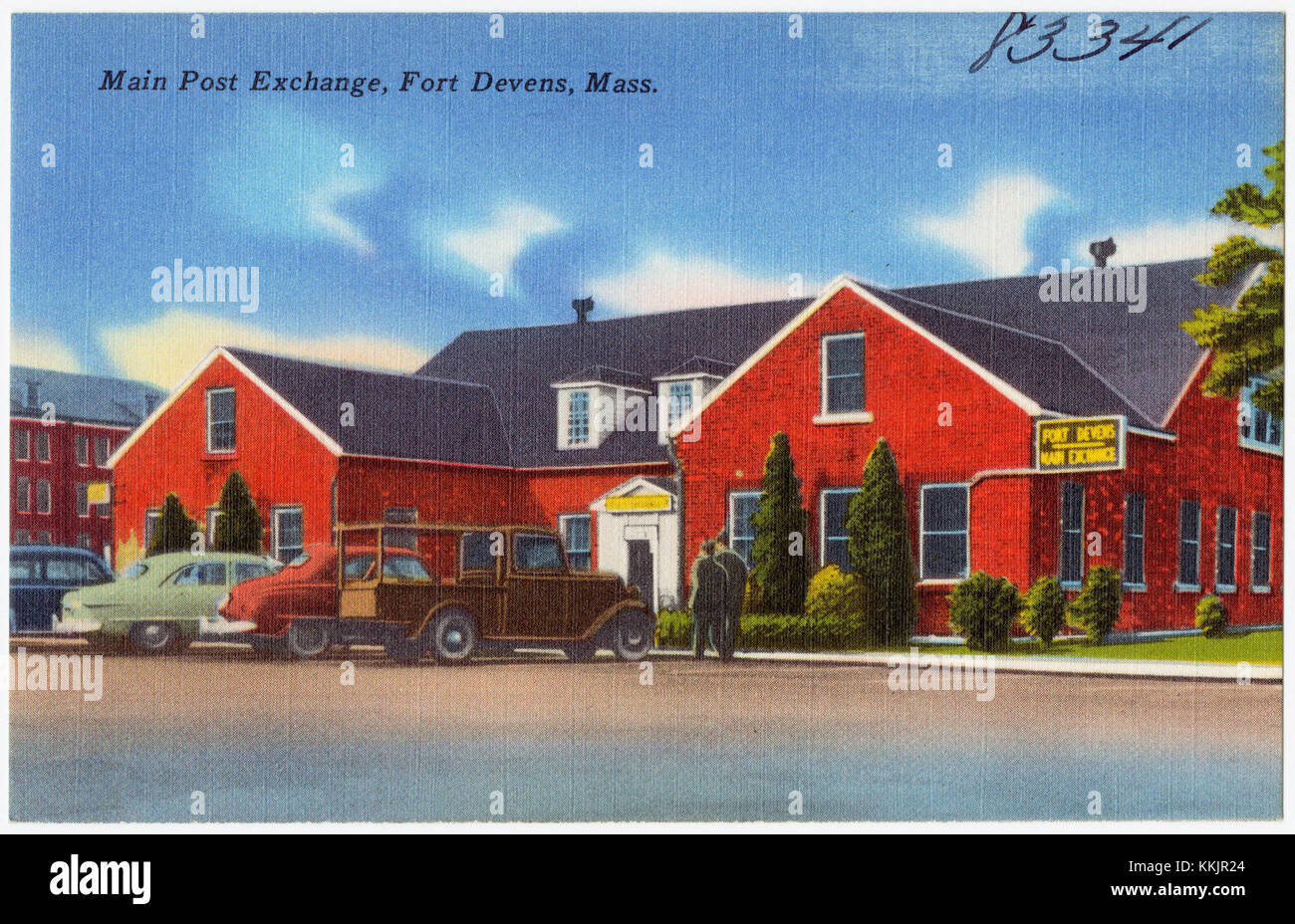 The Main Post Exchange at Fort Devens, Massachusetts, is a significant ...