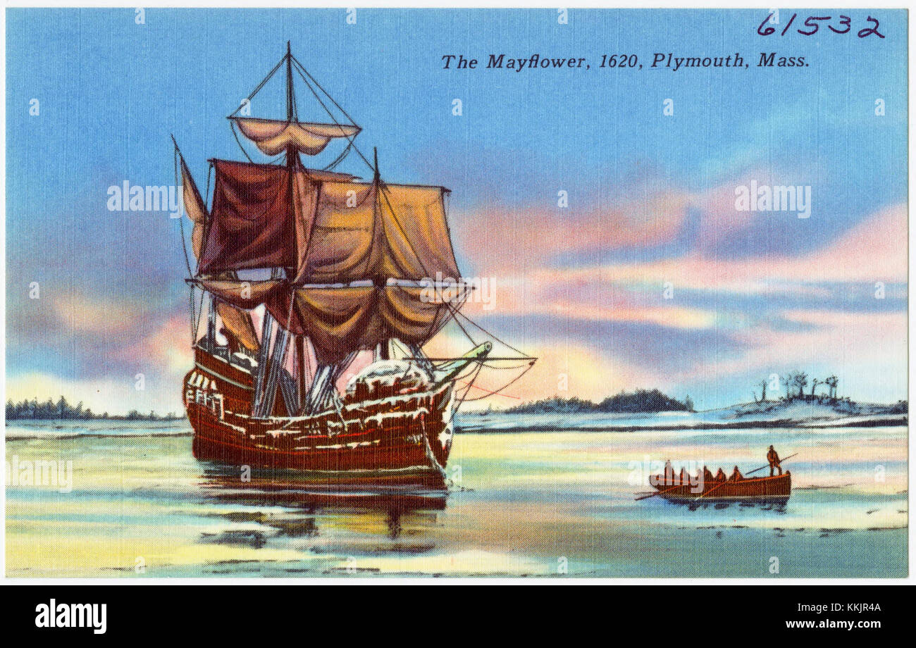 Mayflower 1620 High Resolution Stock Photography and Images - Alamy