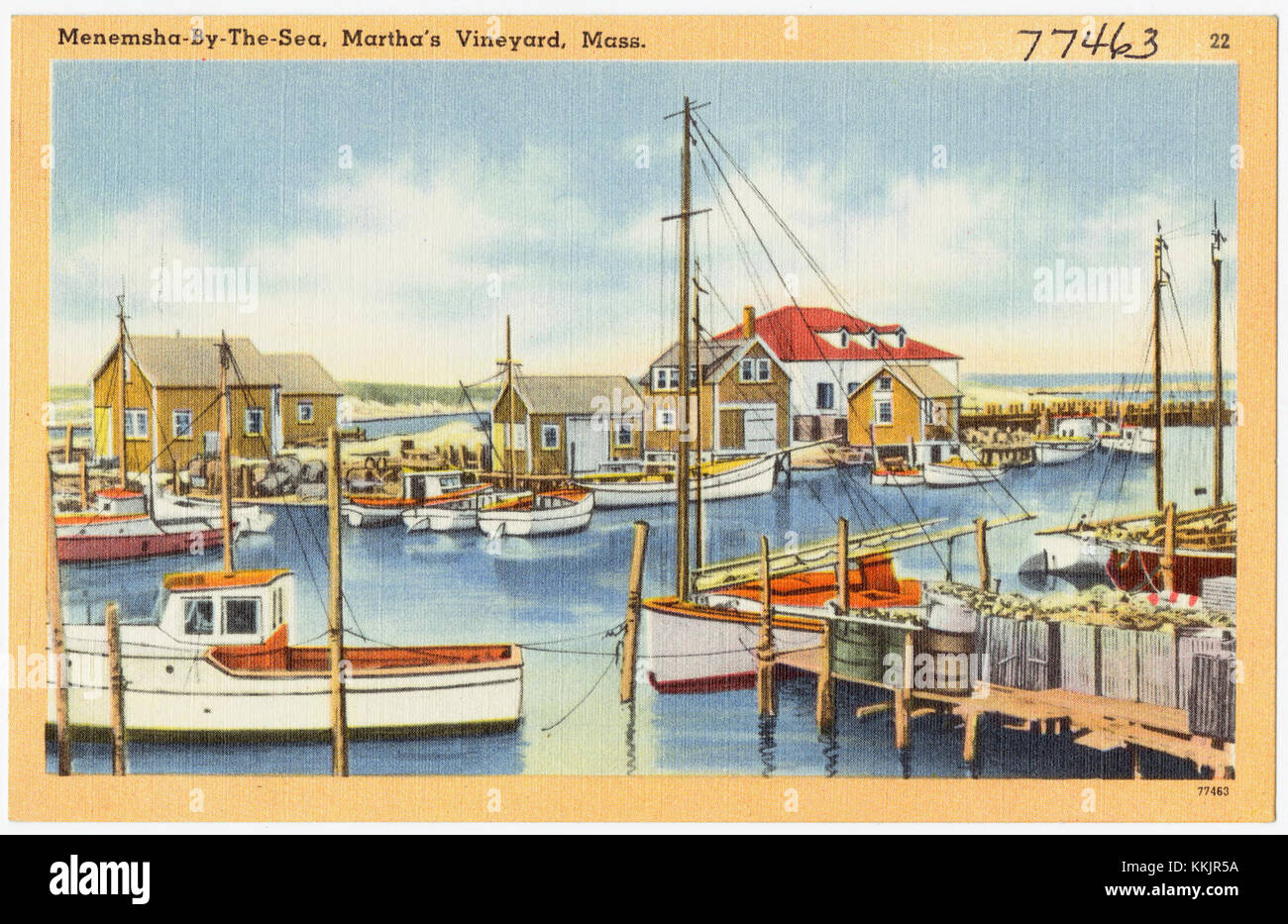 Menemsha-By-The-Sea, located in Martha's Vineyard, Massachusetts, is a ...