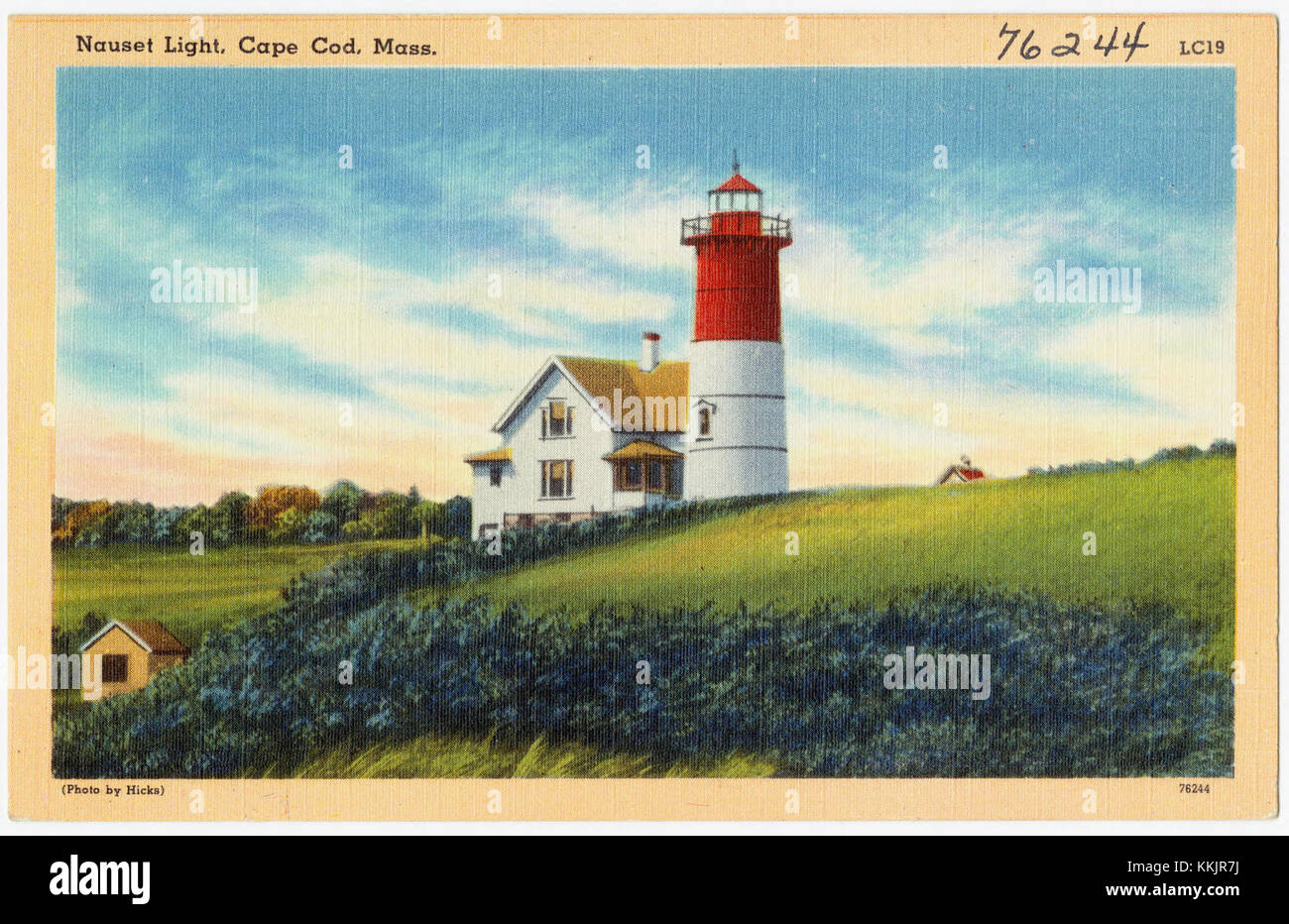 Nauset Light, located in Cape Cod, Massachusetts, is a historic ...