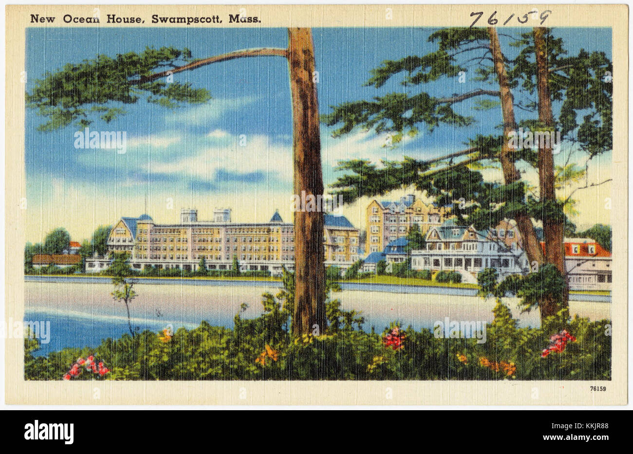 New Ocean House in Swampscott, Massachusetts, was a well-known building ...