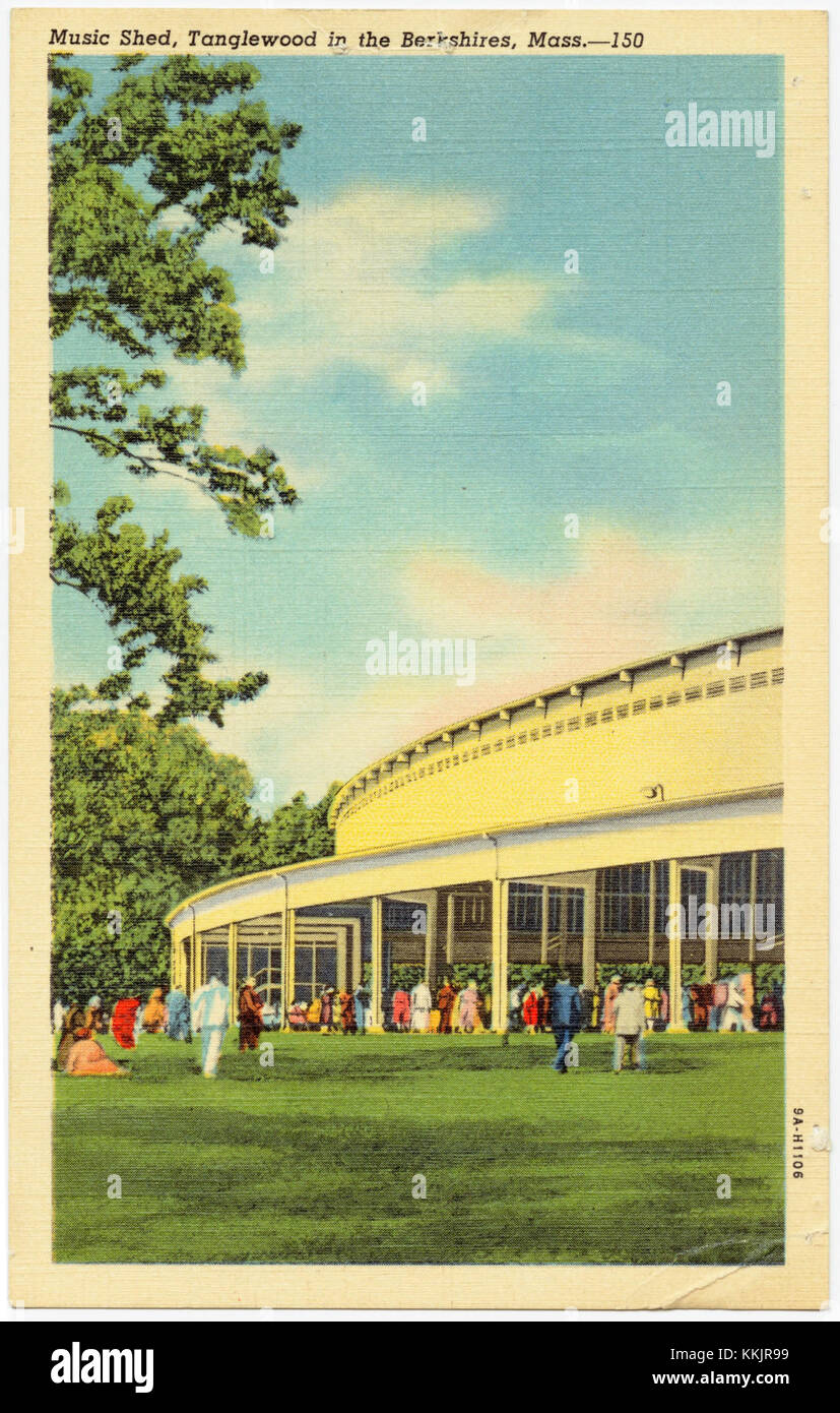 A photo of the Music Shed at Tanglewood, located in the Berkshires ...