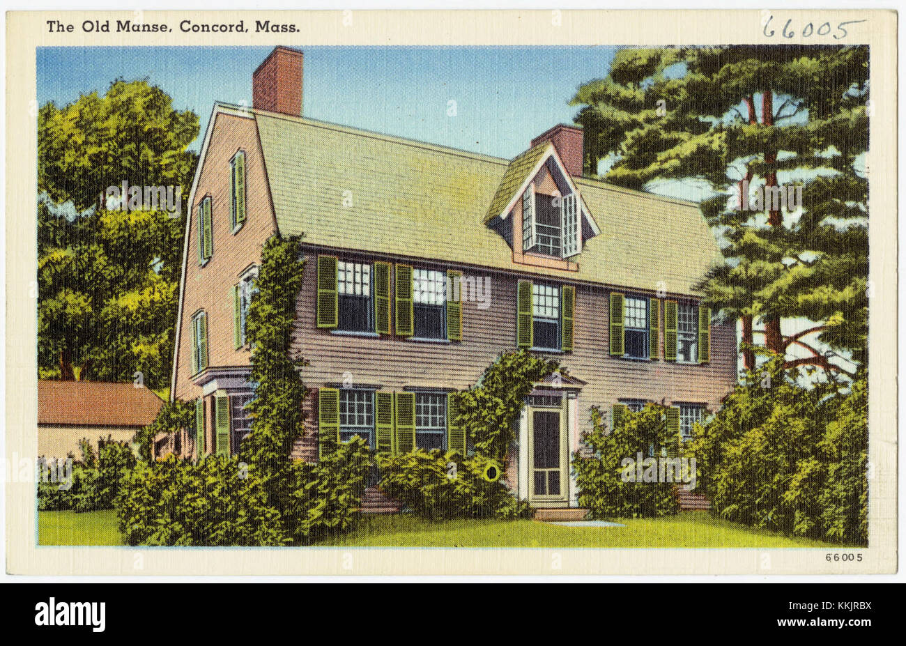 The Old Manse in Concord, Massachusetts, is an iconic historic building ...