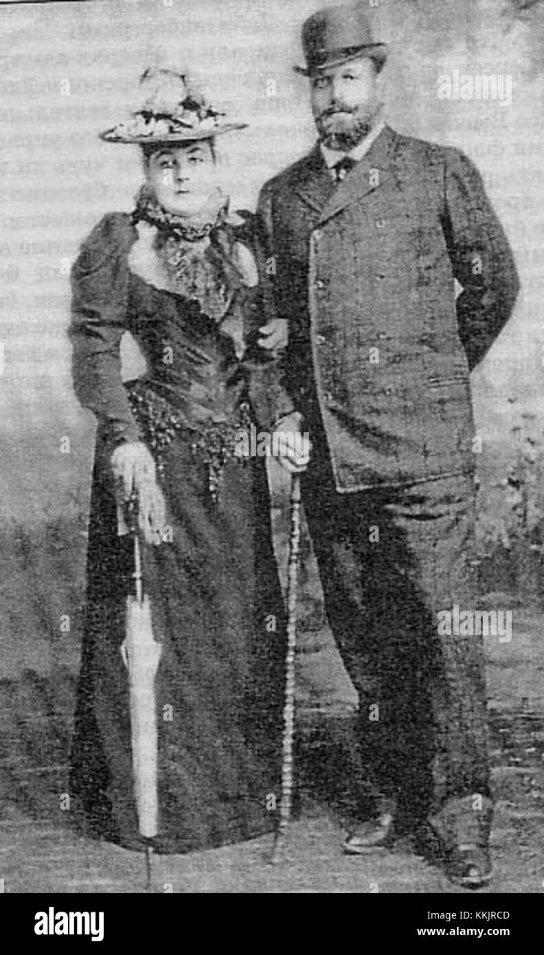 Grand Duke Alexei Alexandrovich of Russia, along with the Duchess of ...